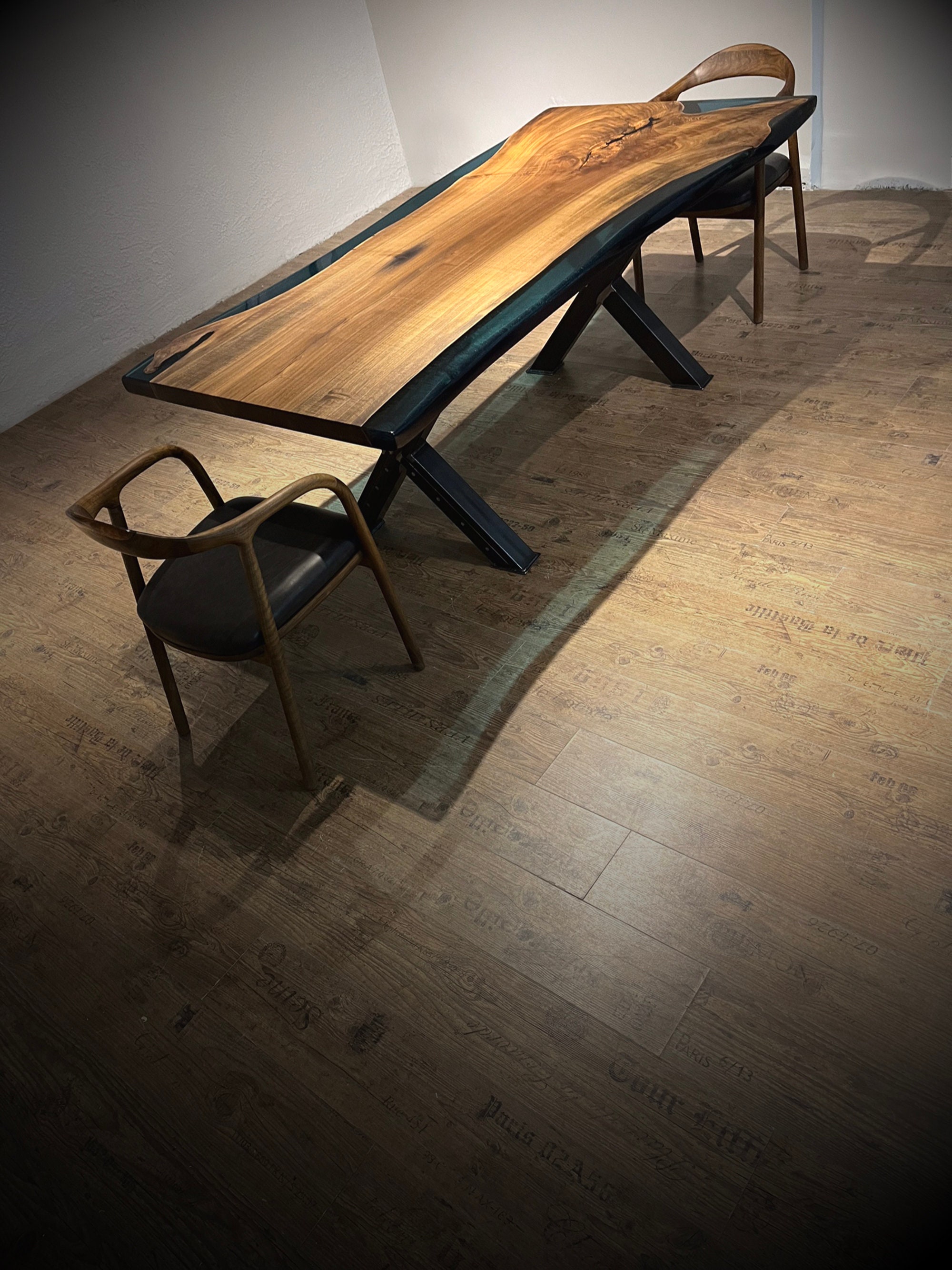 Special Epoxy Dining Table Walnut Resin Table Epoxy River - Etsy