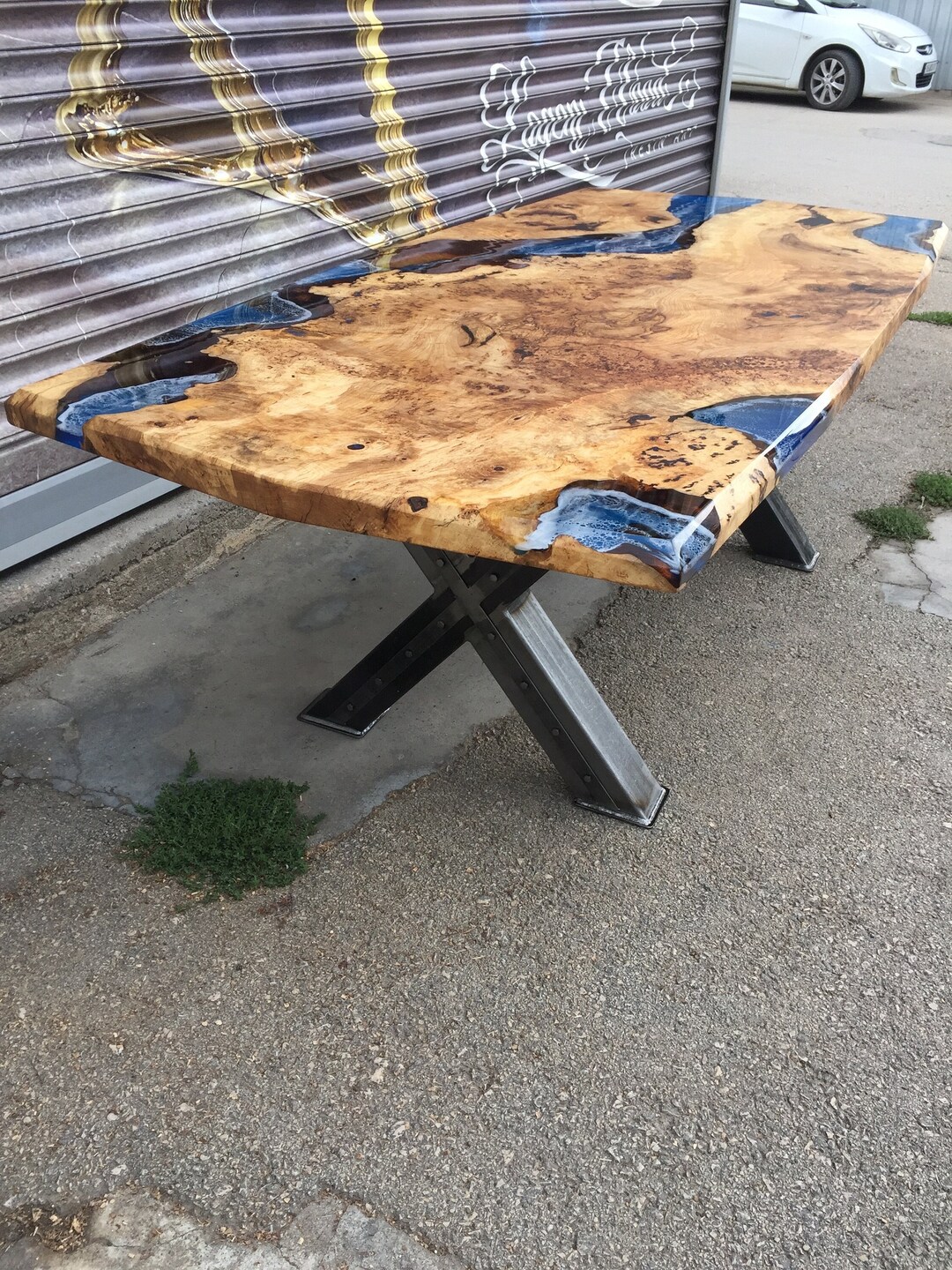 Epoxy Dining Table , Custom Order Epoxy Table ,kitchen Table , Solid ...