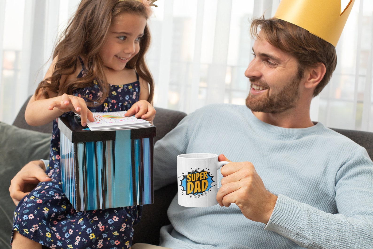 Super Dad Father Coffee Gift Mug - Etsy