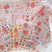 Cute Strawberry Rabbit Translucent Sticker Sheets I Kawaii Fruit Candy ...