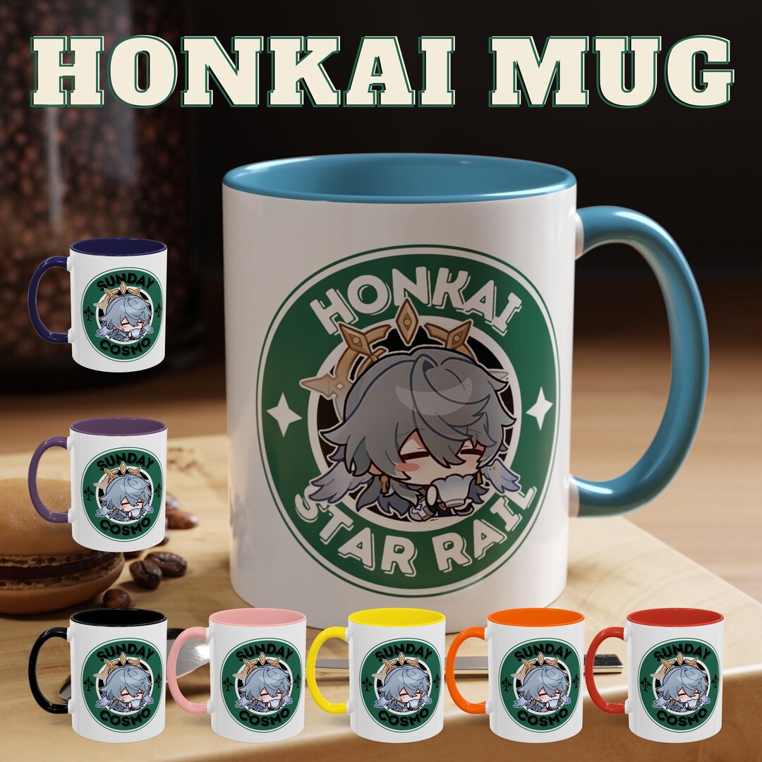 Honkai Star Rail Coffee Mug, Starbucks Inspired Hsr Character Coffee ...