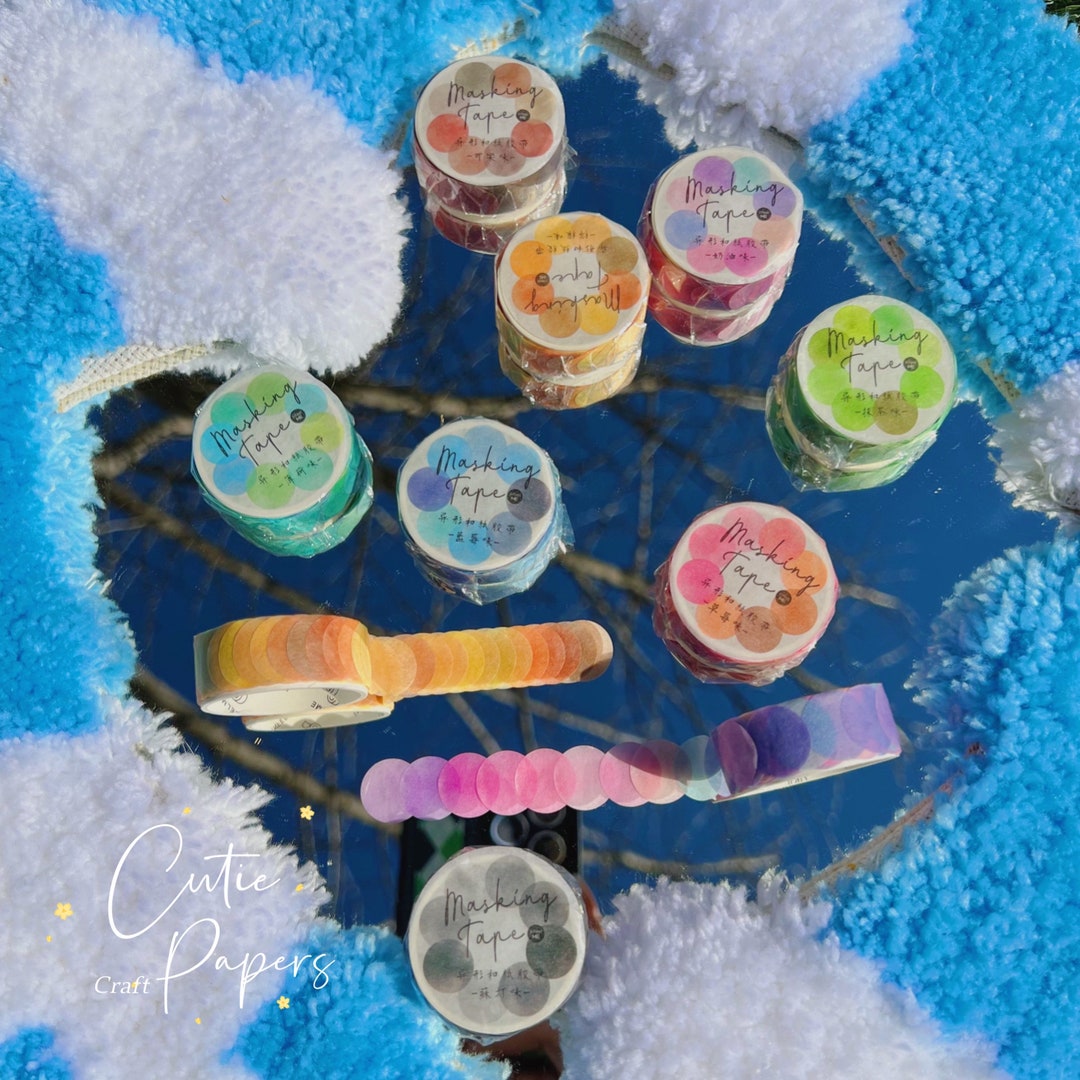 DOT WASHI TAPE, Dot Sticker Roll, Dot Sticker, Cute Washi Tape ...