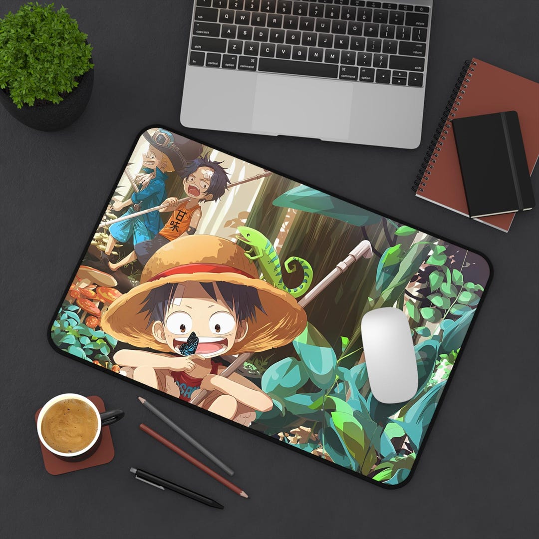 One Piece Luffy Desk Mat, Anime Gaming Desk Mat, Anime Mouse Pad, Anime ...