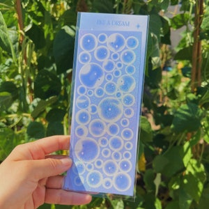 Bubble Polco Stickers, Holographic Circle Sticker Sheets, Photocard ...