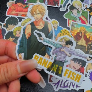 Banana Fish Stickers, 100 Assorted Banana Fish Stickers, Anime BL ...
