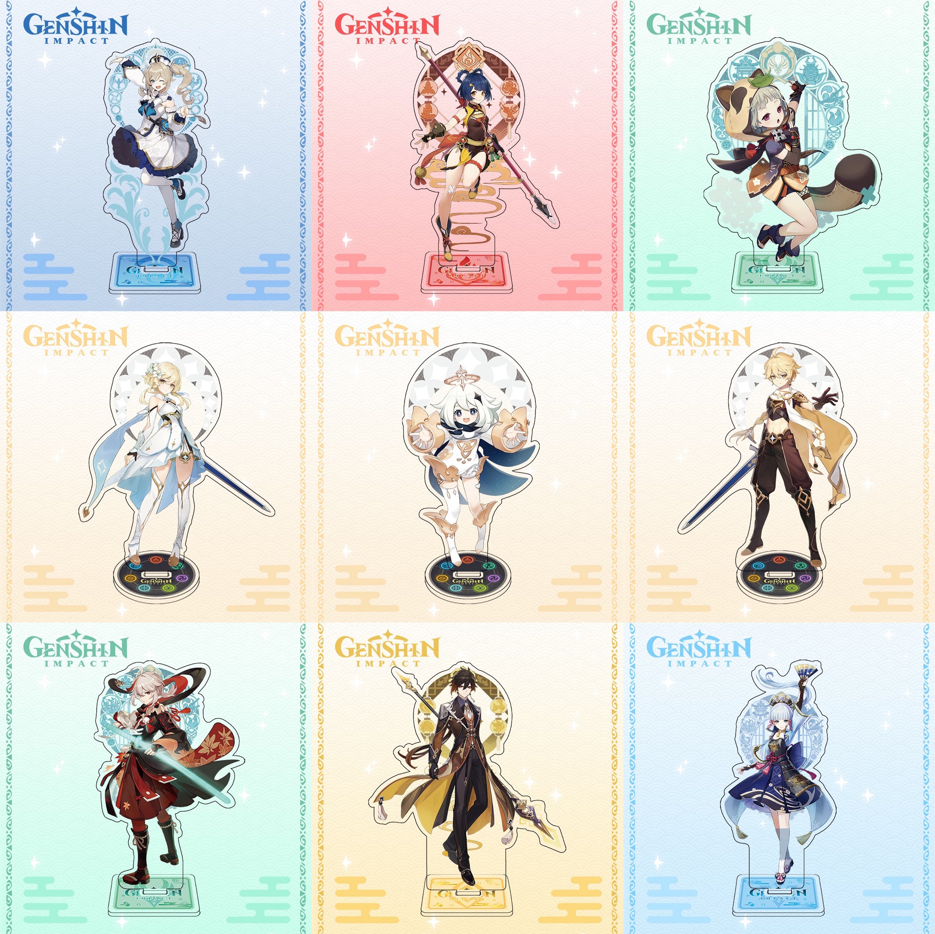 Genshin Impact Acrylic Stands Genshin Impact Standee Genshin - Etsy UK