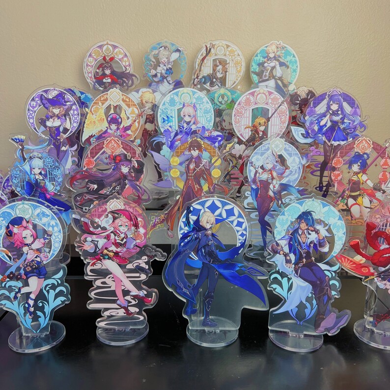Genshin Impact Acrylic Stands Genshin Impact Standee Genshin - Etsy UK