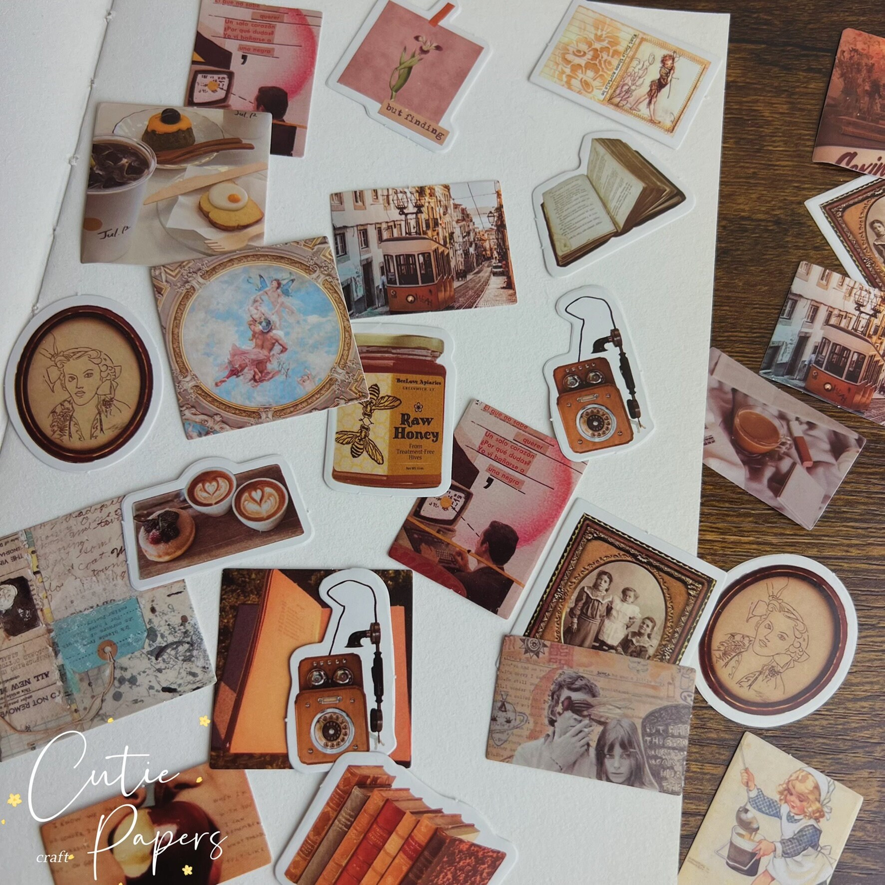 VINTAGE Stickers 46 Retro Magazine Poster Stickers Vintage - Etsy