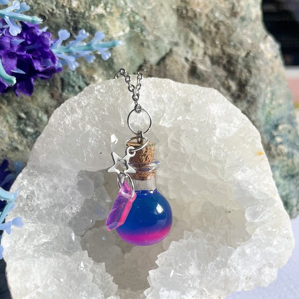 Mini Bottle Necklace - Etsy