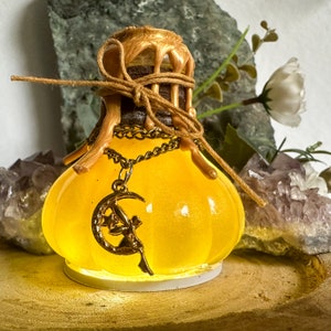 FAIRY GOLD GLOWING MAGIC POTION / Potion Bottle With LED Light ...