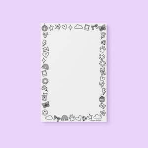 Doodles Color-in Notepad, Coloring Notepad, Activity Notepad, Gift for ...