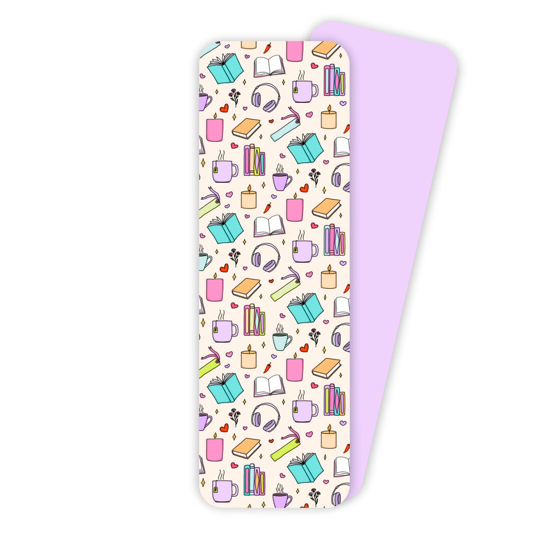Book Doodles Bookmark, Cute Bookmark, Bookish Gift, Booktok Gift ...