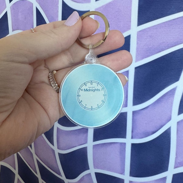 Acrylic Keychain Record - Etsy