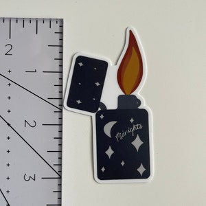 Midnights Lighter Sticker, Taylor Swift Inspired Sticker, Waterproof ...