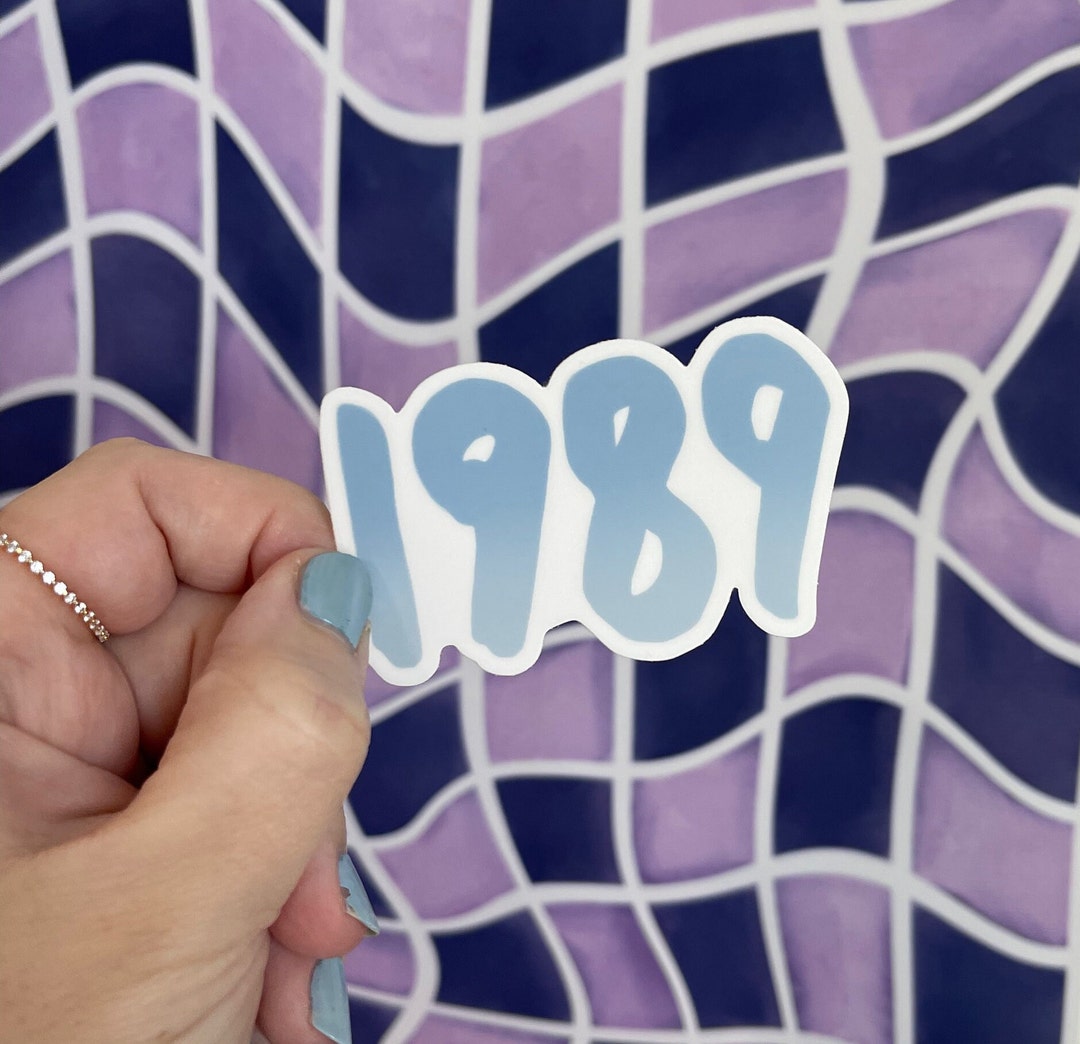 1989 Sticker, Blue, Taylor Fan Sticker, Taylor 1989 Era Inspired, Gift ...