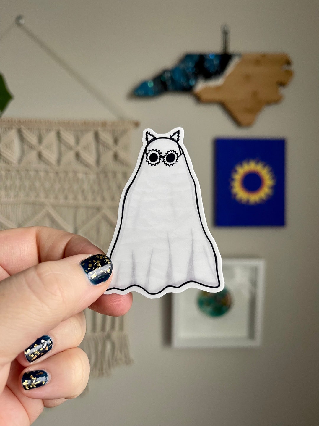 Anti-hero All of the People Ive Ghosted Sticker, Cat Ears Taylor Ghost ...