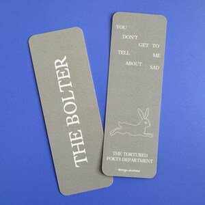 The Bolter Bookmark, Tortured Poets Bookmark, TTPD Bookmark, Gift for ...
