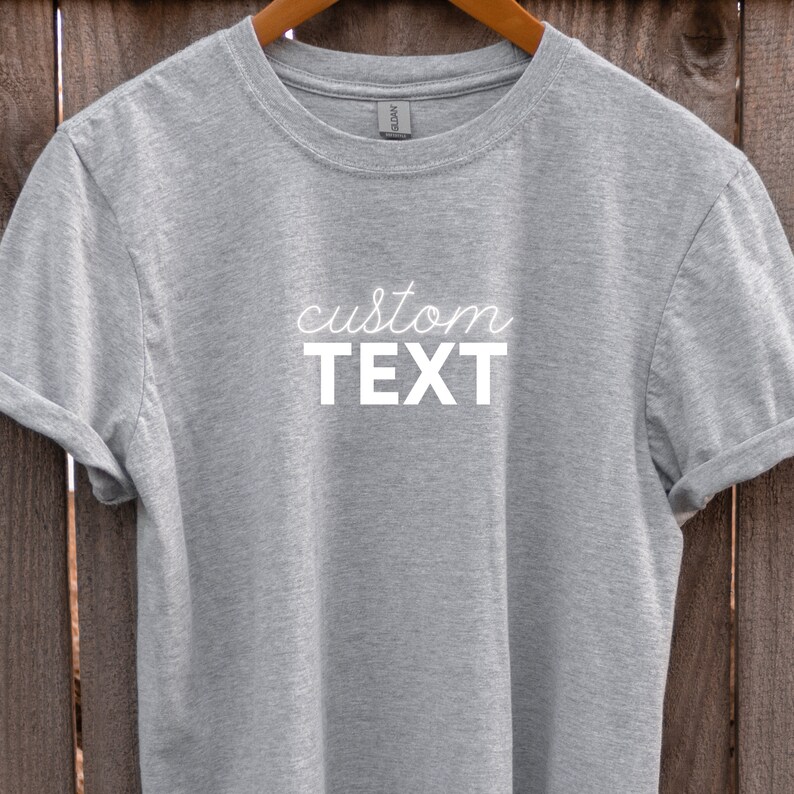 Custom Shirt for Any Occasion Personalized Apparel Gifts for - Etsy