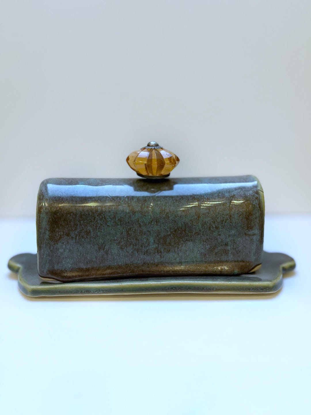 Rustic Modern Butter Dish - Etsy