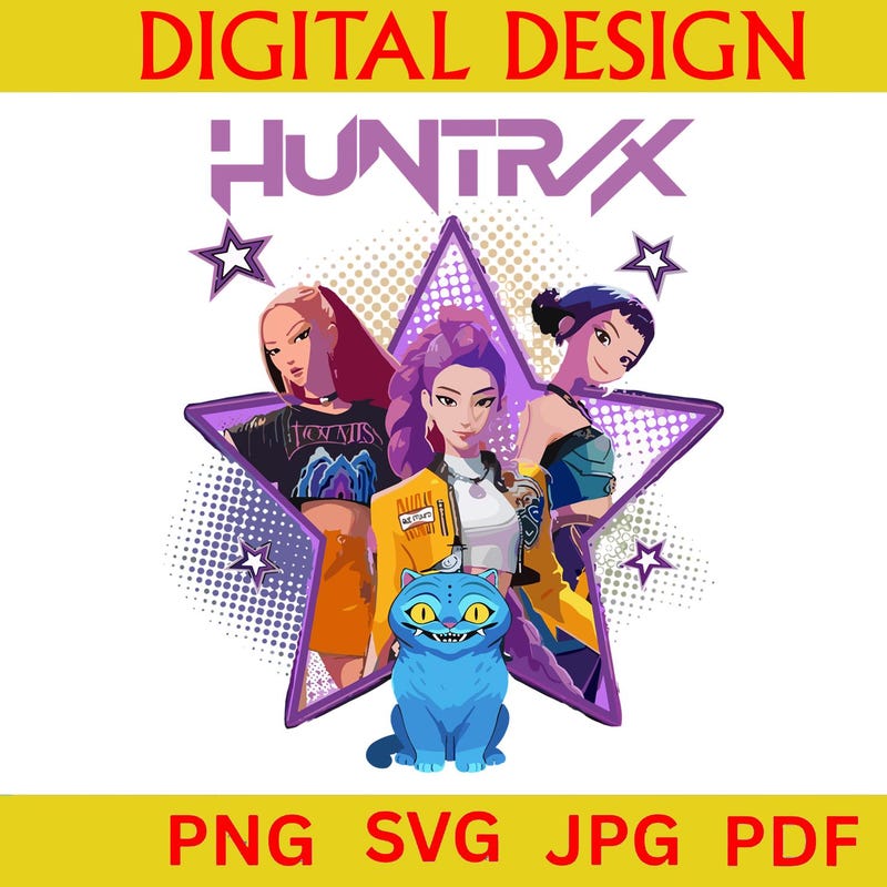 Huntrix Chibi - Etsy