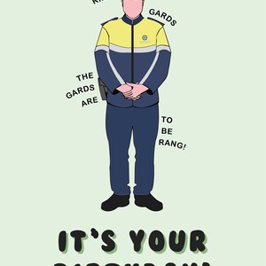 Birthday Card - RING THE GUARDS | Funny Birthday Card, Irish Cards ...