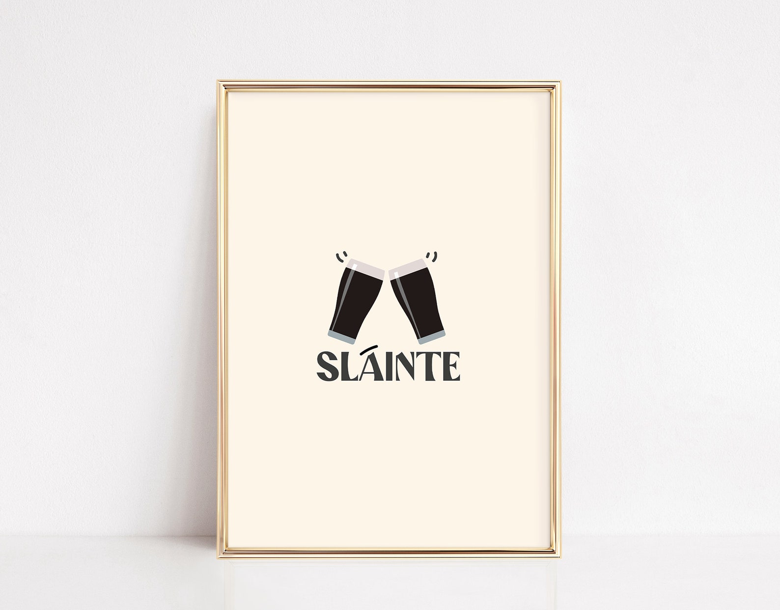 Sláinte Print A4 A5 A6 Print Irish Gifts Funky Home - Etsy