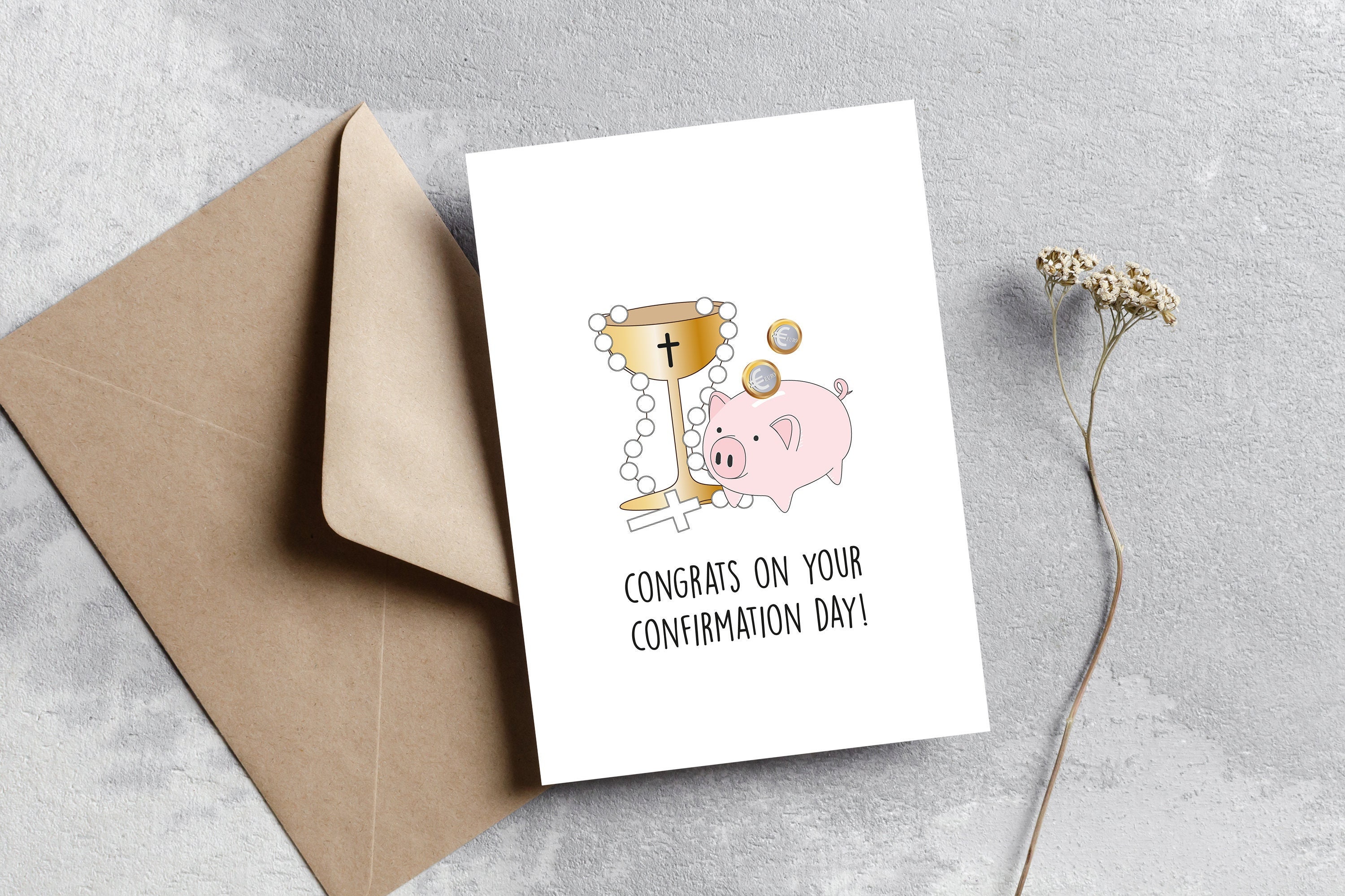 Funny Confirmation Cards Confirmation Day Greeting Card Boys Or Girls