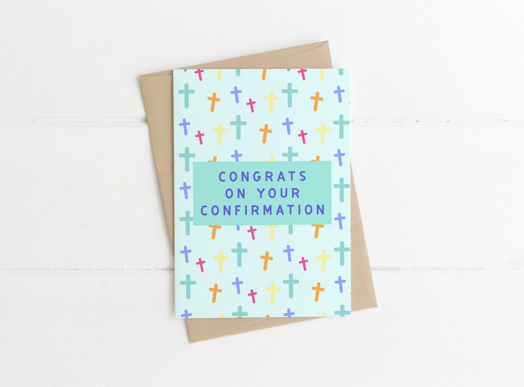 Confirmation Day Card | Congrats, Irish Cards, Irish Confirmation Cards ...