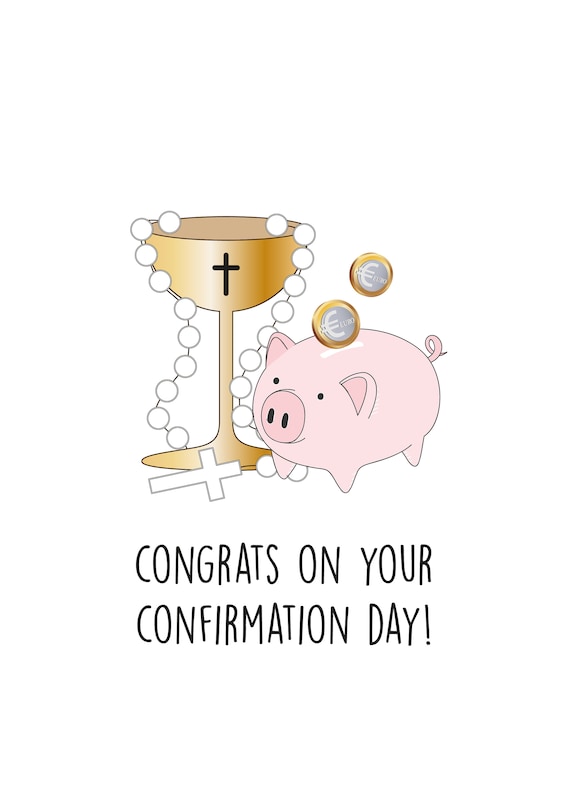 Funny Confirmation Cards Confirmation Day Greeting Card Boys Or Girls