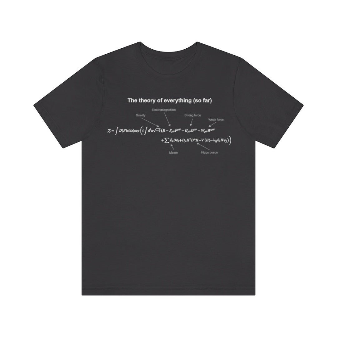 The Theory of Everything (so Far) Equation - Etsy