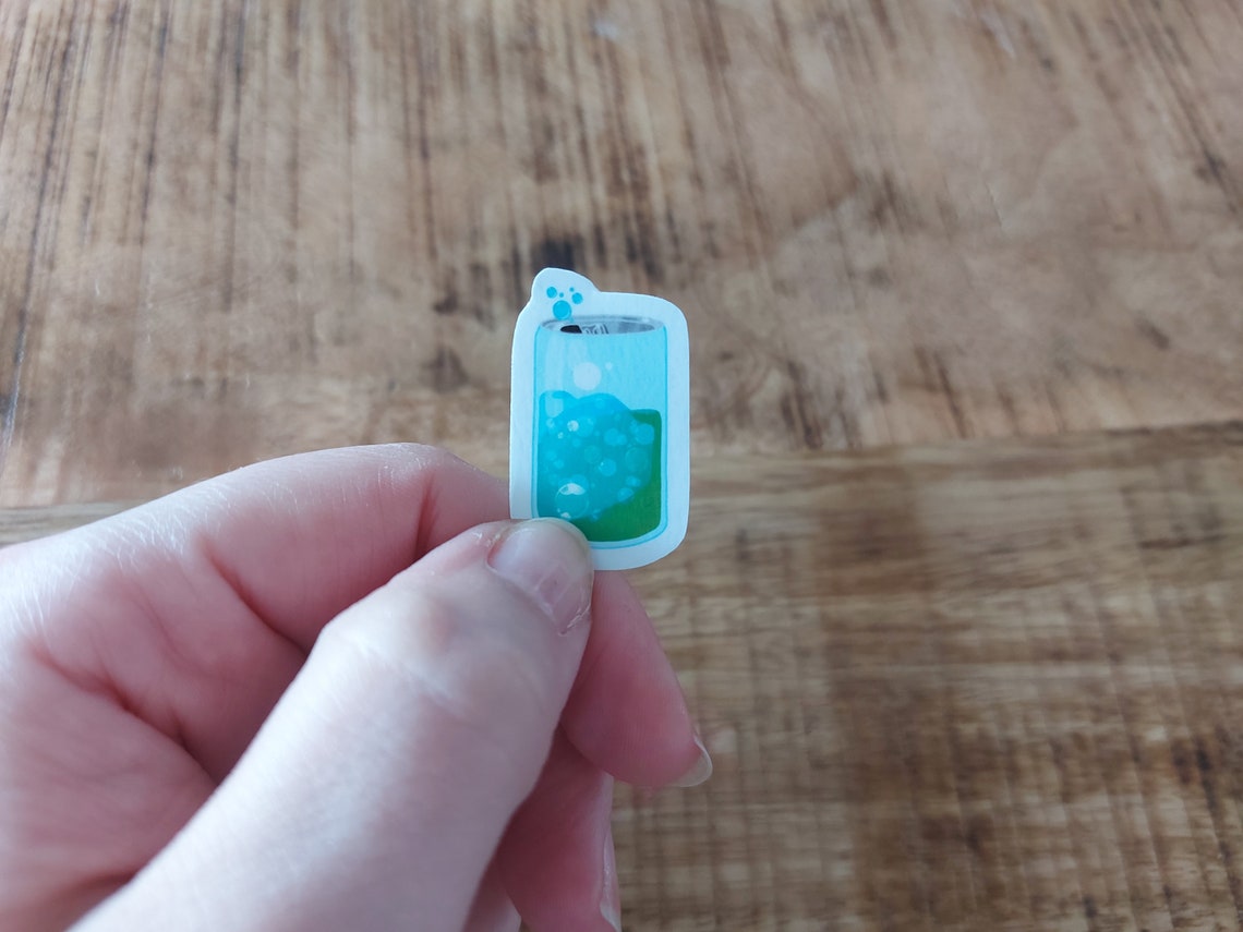 Soda Can Sticker, Bubble Sticker, Soda Sticker, Bullet Journal Sticker ...