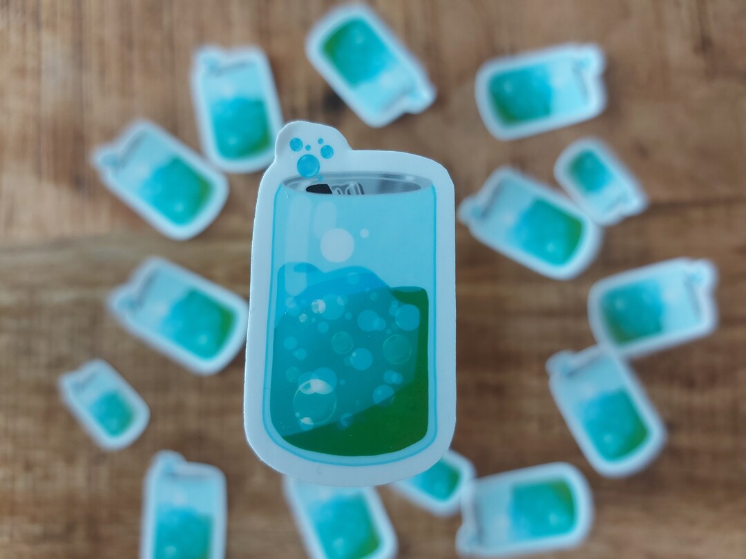 Soda Can Sticker, Bubble Sticker, Soda Sticker, Bullet Journal Sticker ...