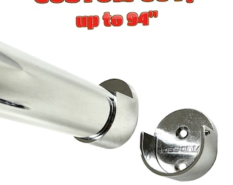 Custom Cut Closet Rod - 1 5/16" Diameter - Black - Etsy