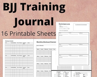 The Practitioner's Journal Jiu Jitsu Journal & Training Log - Etsy