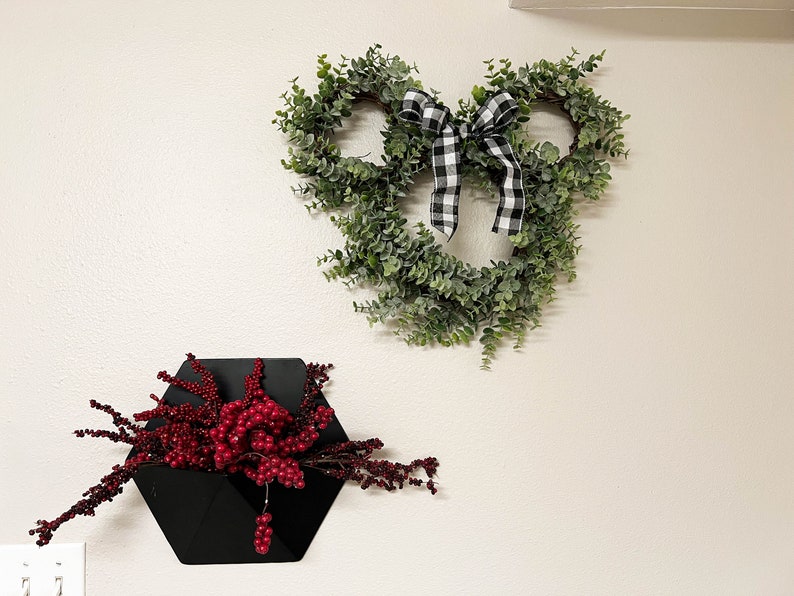 Mickey Mouse Eucalyptus Wreath - Etsy