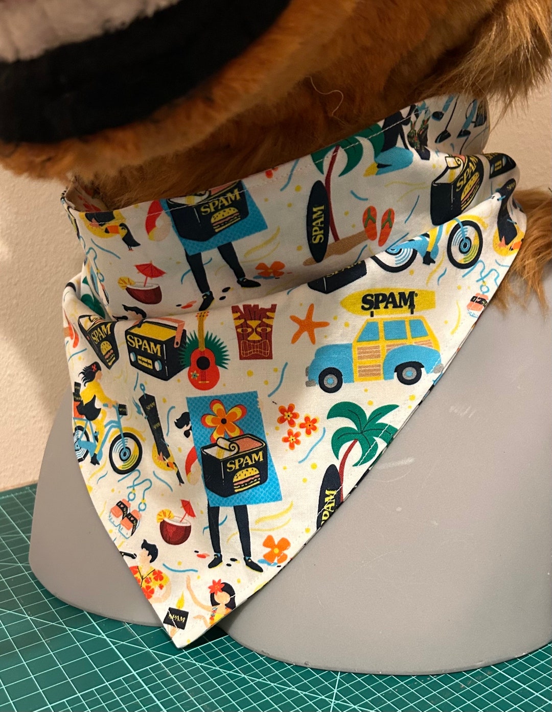 Spam Hawaii Food Print Fursuit Bandana - Costume Cosplay Accessories - Etsy
