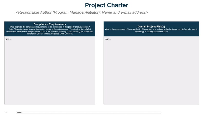 Comprehensive Project Charter Template - Essential Tool for Effective ...