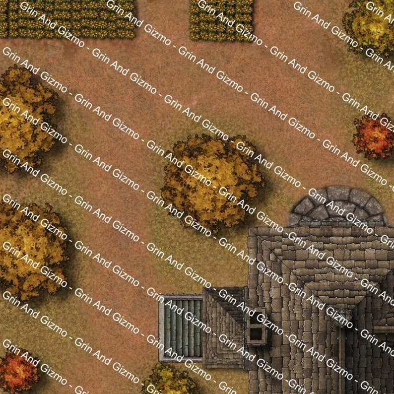 Harvest Party House Battle Map Set - Etsy