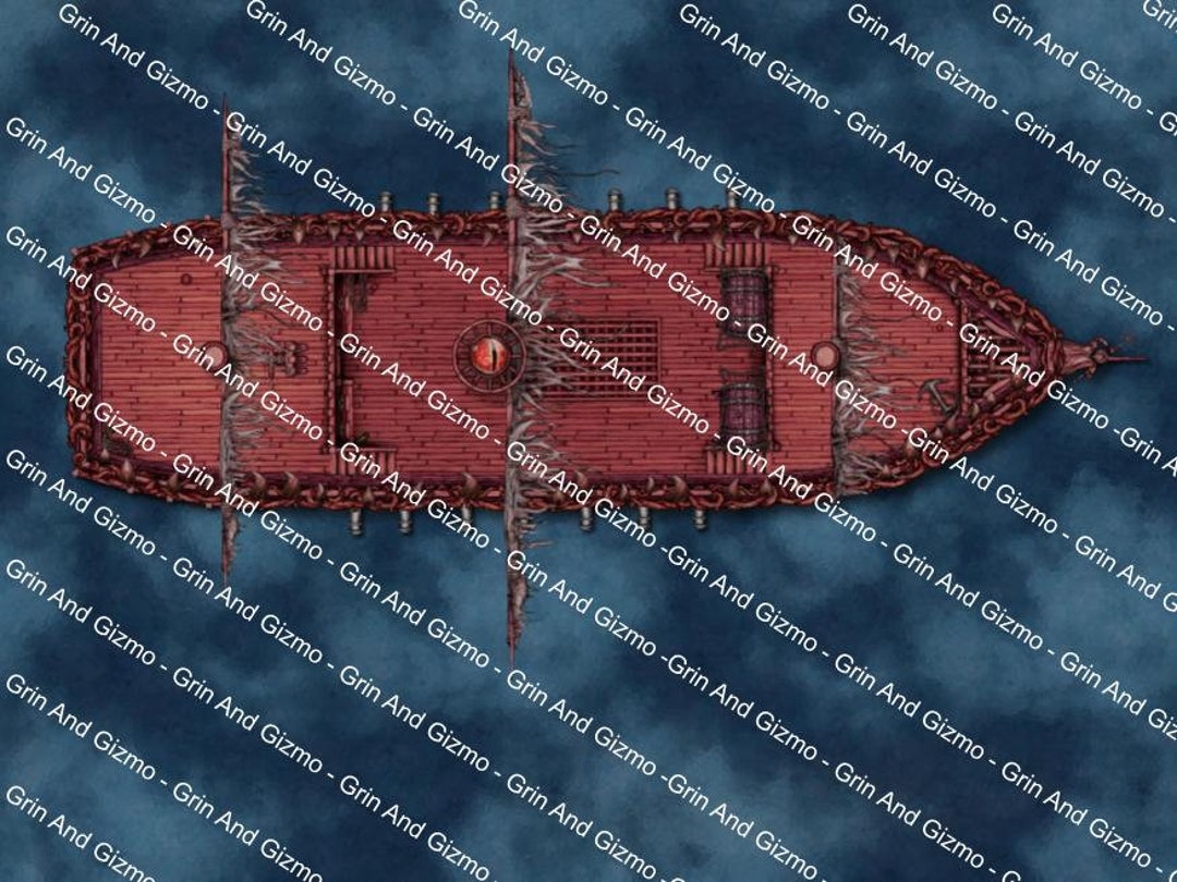 Mimic Ship?? Battle Map Set - Etsy