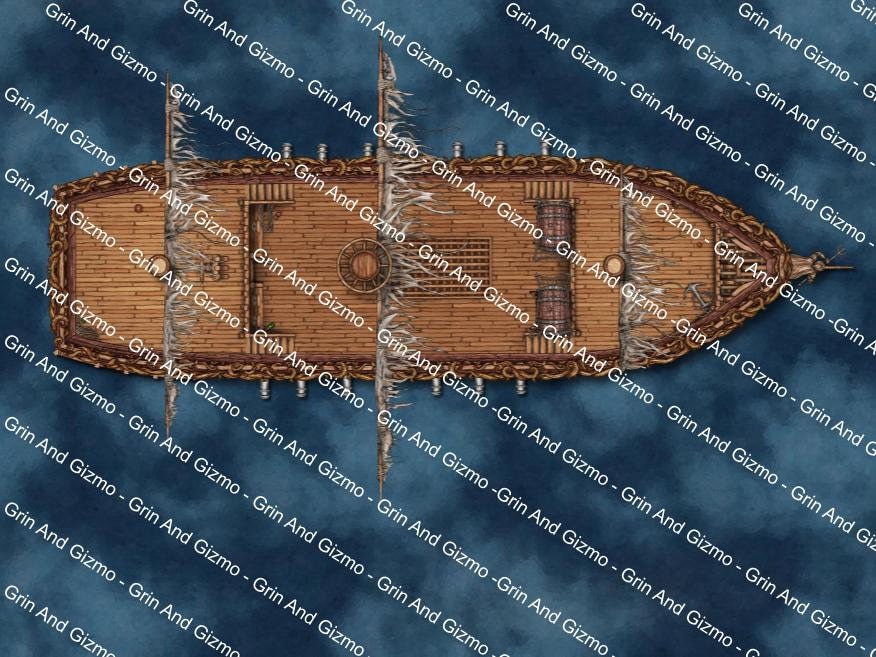Mimic Ship?? Battle Map Set - Etsy