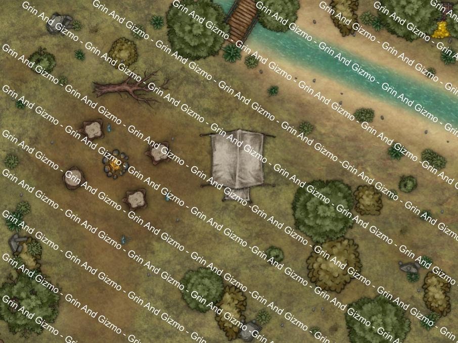 Bandit Camp Battle Map - Etsy