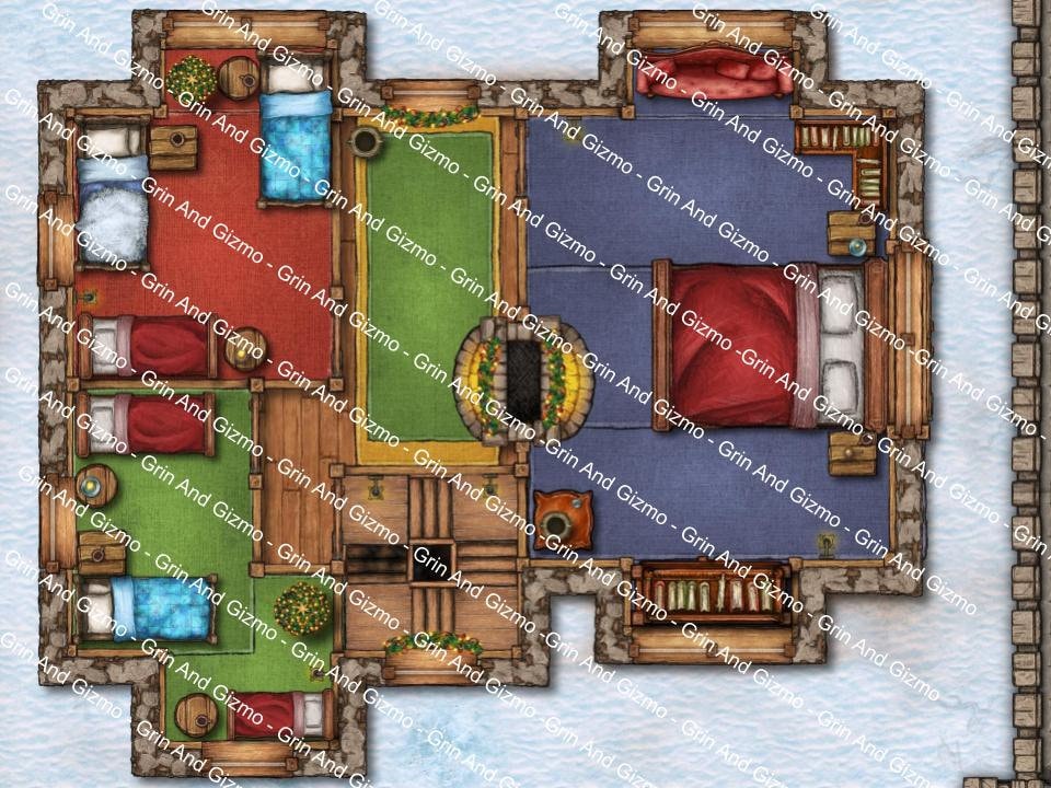 Snow Fort Battle Map Set - Etsy