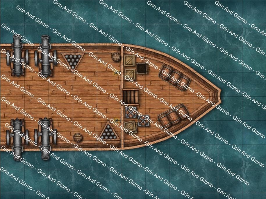 Pirates Plunder Battle Map Set - Etsy