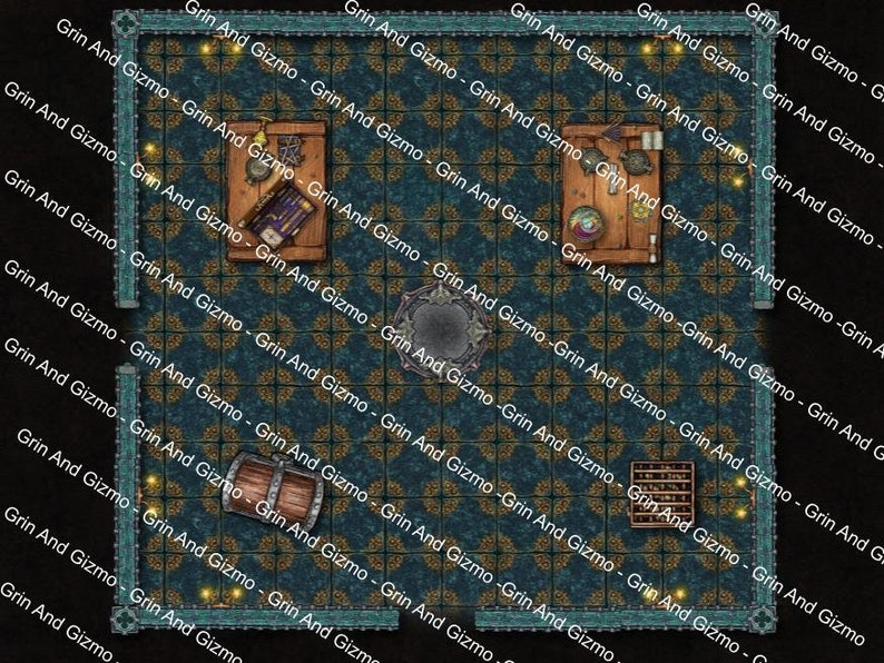 Winter Monastery Battle Map Set - Etsy