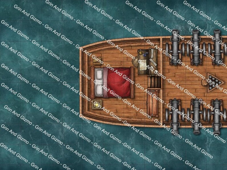 Pirates Plunder Battle Map Set - Etsy