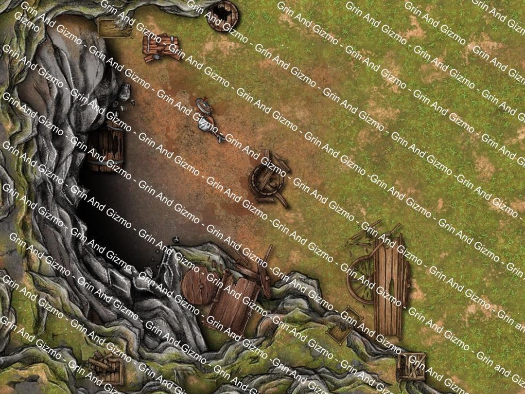 Bandit Hide Out Battle Map Set - Etsy