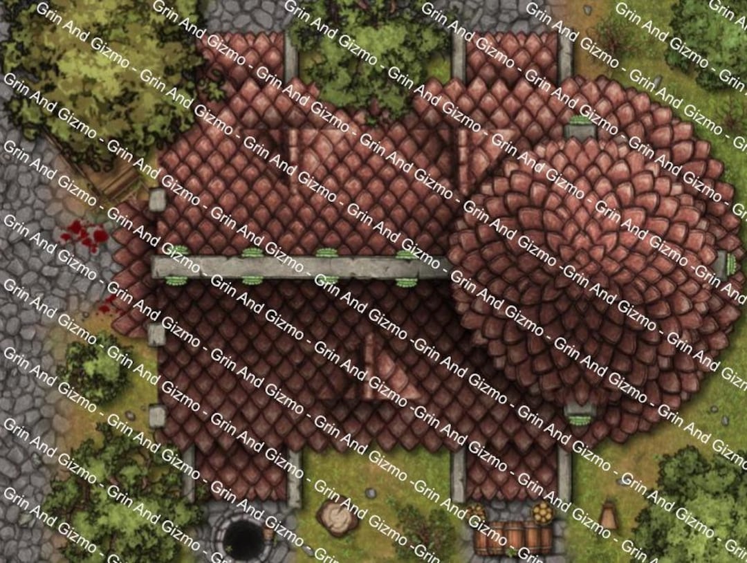 Countryside Church Battle Map Set - Etsy