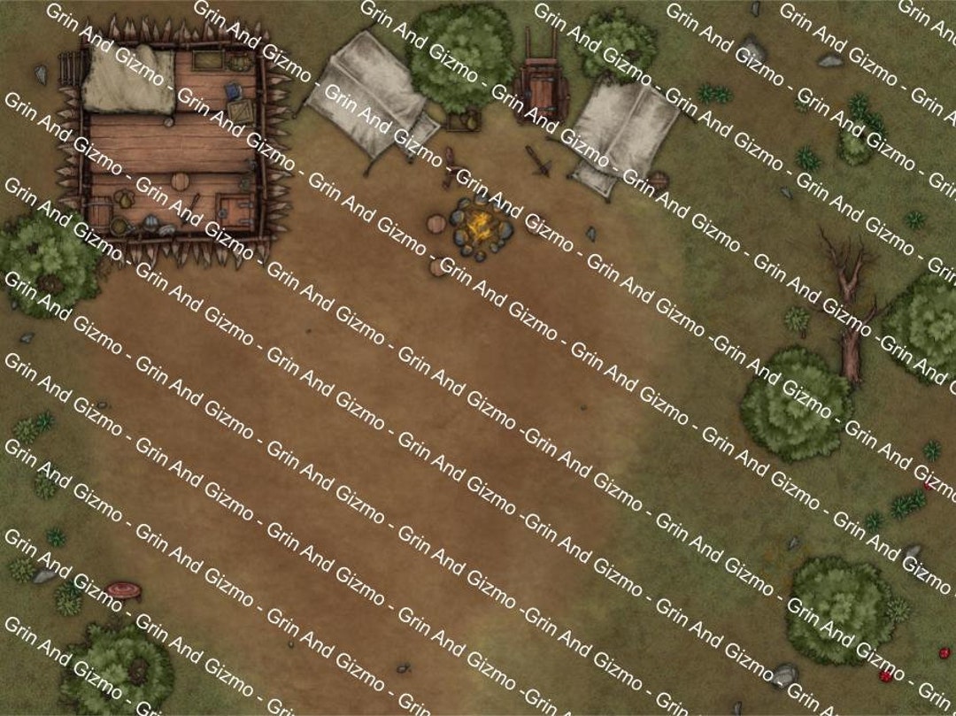 Bandit Camp Battle Map - Etsy