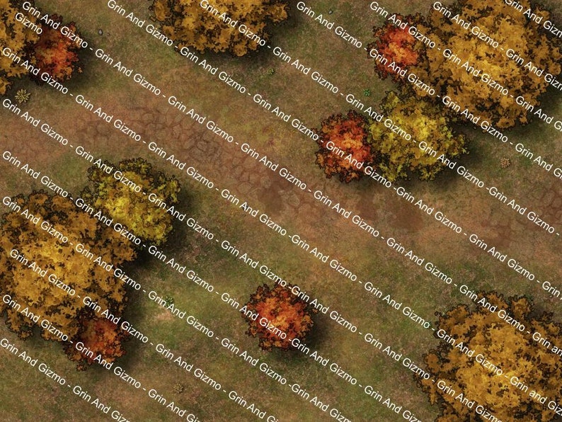 Fall Paths Battle Map Set - Etsy