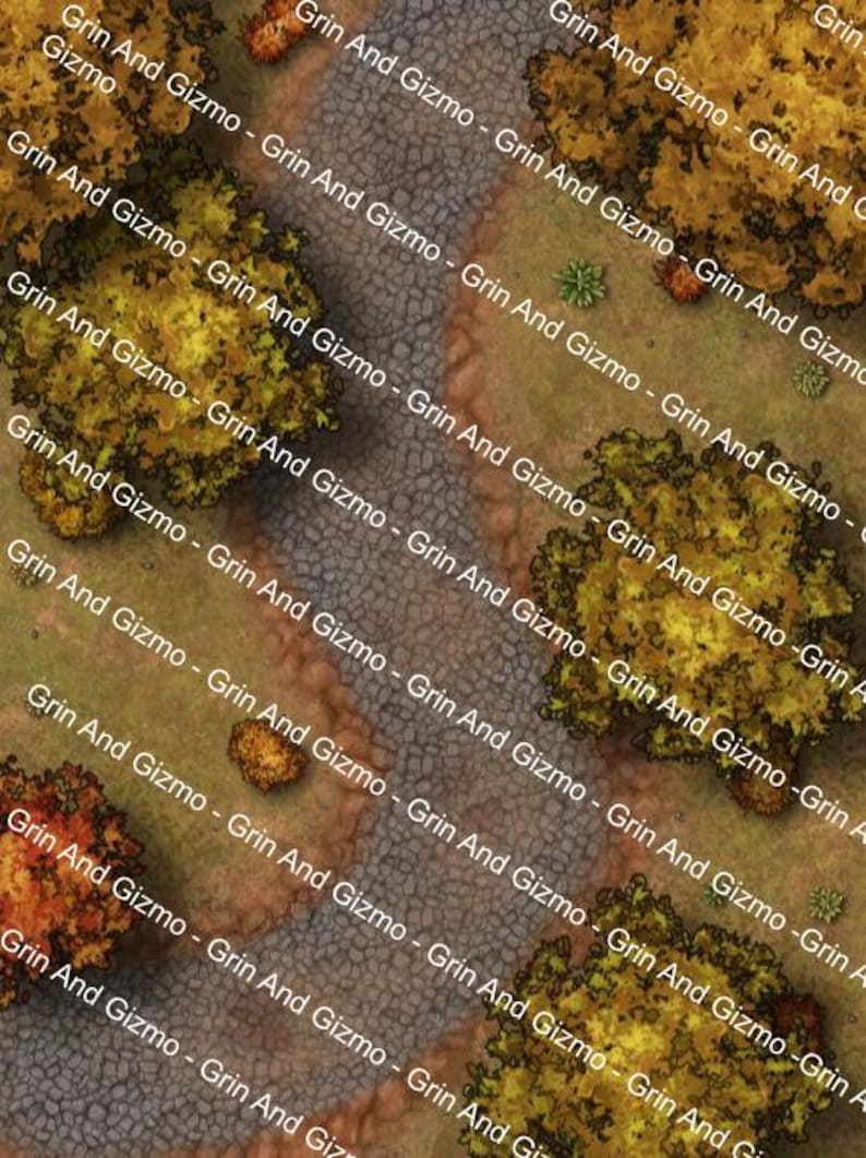 Fall Roads Battle Map Set - Etsy
